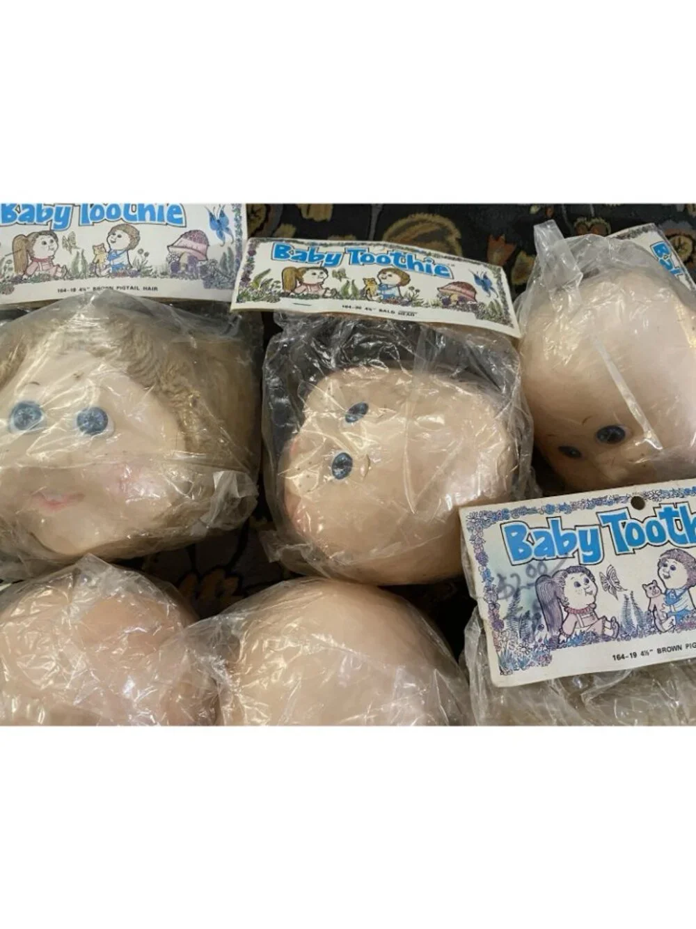 Mangelsen's | Toys | Little Toothie Baby Doll Heads 98s Vintage Lot Diy ...